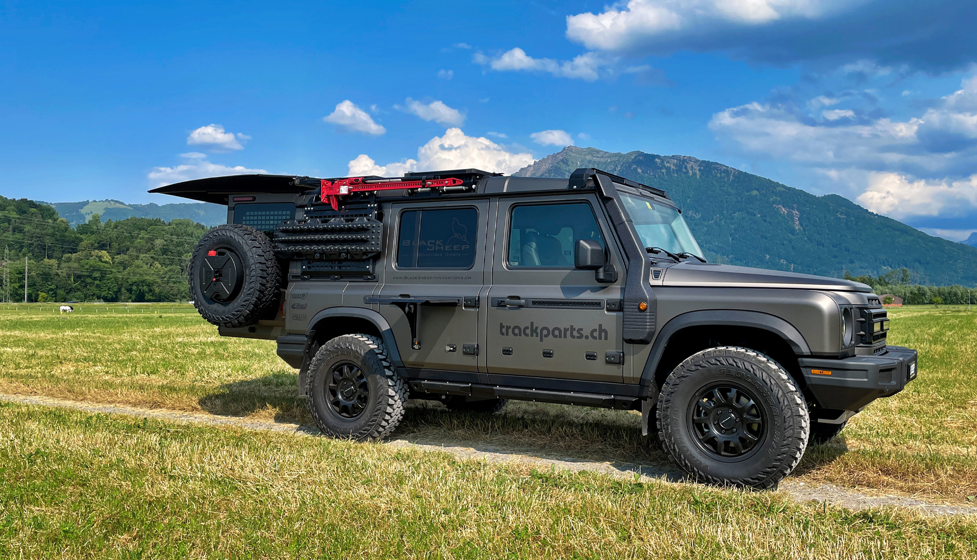 Ineos Grenadier high-quality accessories made in Switzerland!